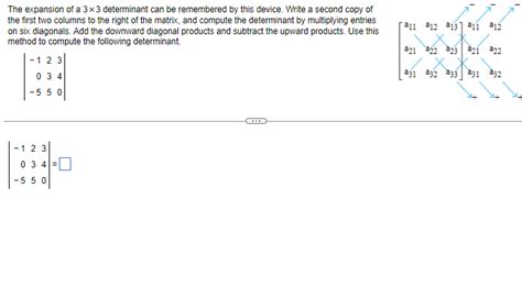 Answered The Expansion Of A 3x3 Determinant Can… Bartleby
