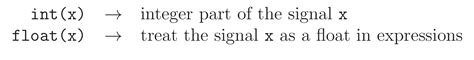 Signal Types