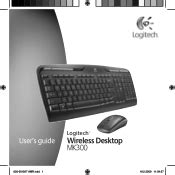 Logitech MK Wireless Desktop Keyboard Manual