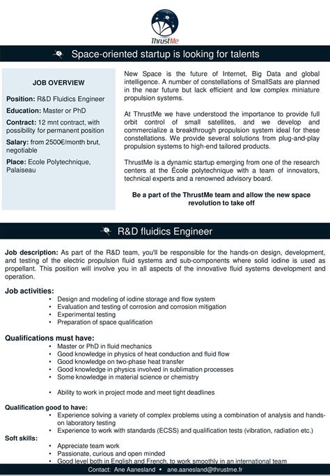 Space Oriented Startup Is Looking For Talents Ppt Download