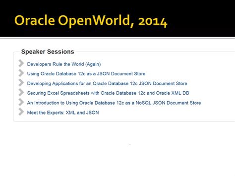 Starting With Json Path Expressions In Oracle 12102 Ppt
