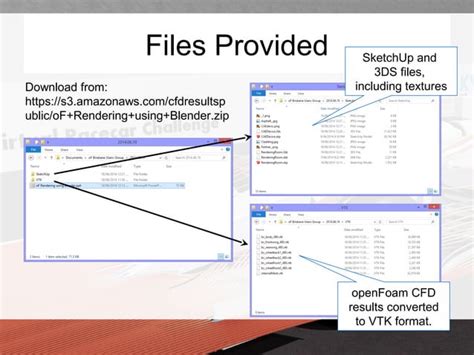 Openfoam Visualisation Rendering Using Blender Ppt 3 D Graphics Computer Software And