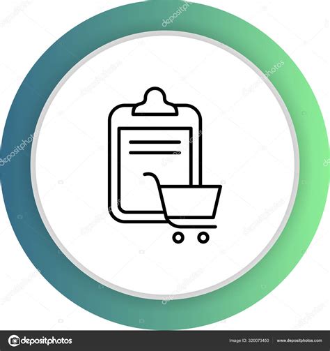 Check List Icon Isolated Abstract Background Stock Vector By