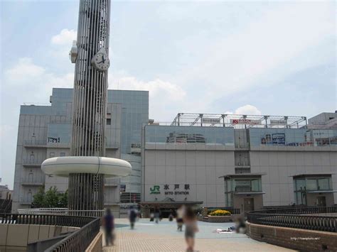写真43枚黄門さまの像もある水戸駅北口の風景街並み