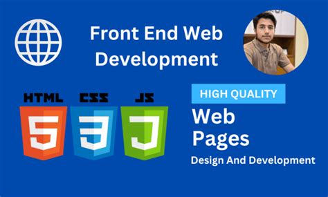 Be Your Front End Web Developer In Html Css3 And Javascript By Faizankhan407 Fiverr