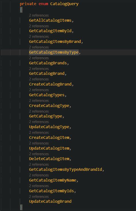 I Made Catalog Queries As Enums Is This Bad Design Rdotnet