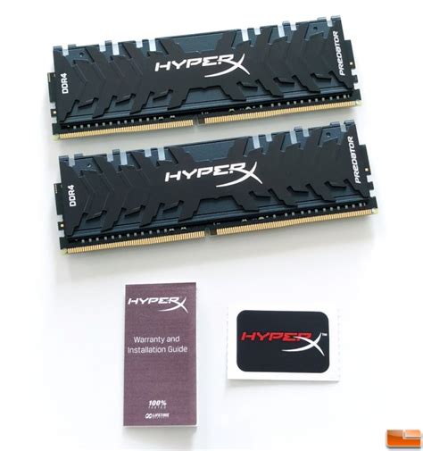 HyperX Predator RGB GB DDR MHz Dual Channel Memory Kit Review Legit Reviews