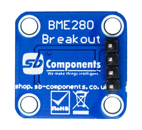 Bme280 I2c Temperature Humidity Pressure Sensor Breakout 33v Bme280 Oz Robotics