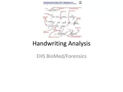 PPT Handwriting Analysis PowerPoint Presentation Free Download ID 2127970