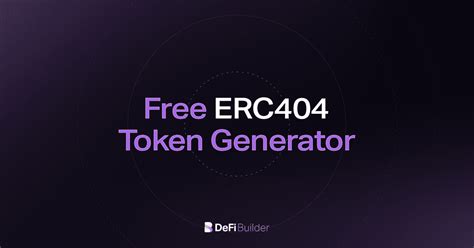Free Erc404 Token Generator
