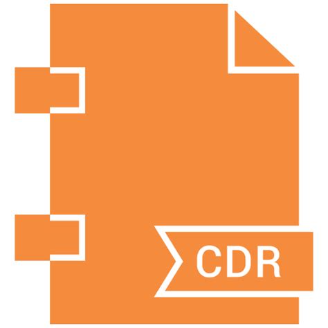 Type Extension Document Cdr File Icon