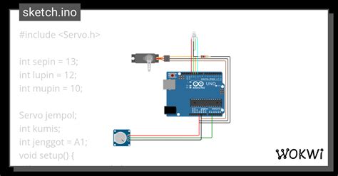 Servo Naufal Wokwi Esp32 Stm32 Arduino Simulator