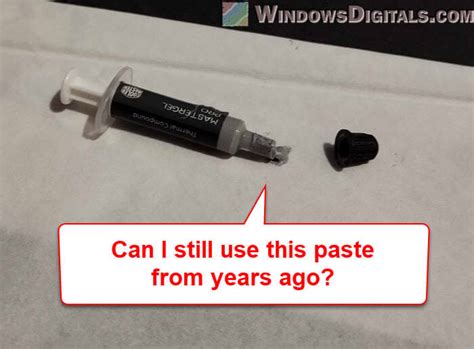 Can You Use Old Thermal Paste Does It Expire