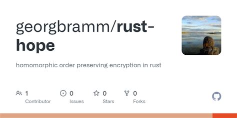 github georgbramm rust hope homomorphic order preserving encryption in rust