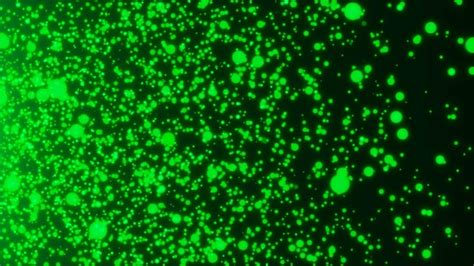 Premium Photo Many Abstract Small Green Particles In Space Computer