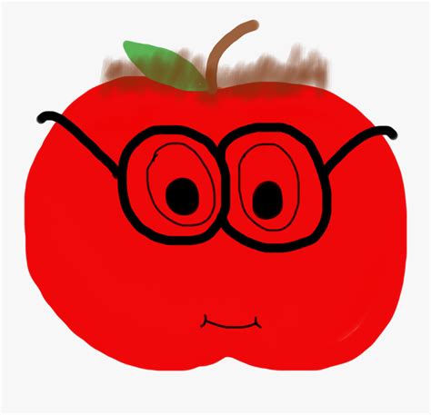 Transparent Nerd Face Png Real Apple Free Transparent Clipart ClipartKey