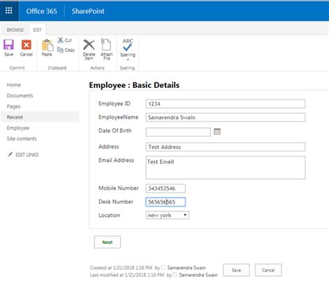 Customize SharePoint List Form In A Wizard Style