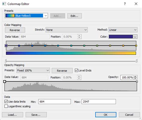 Colormap Editor