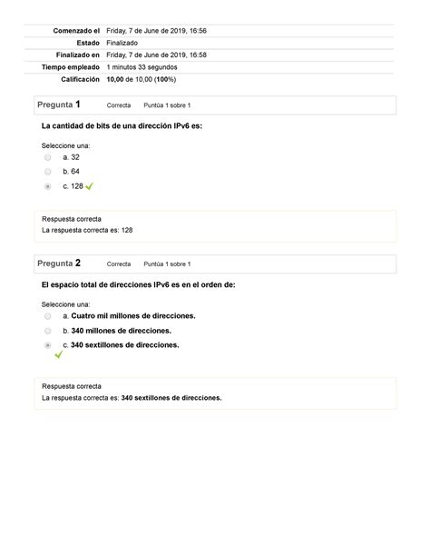 Modulo 08 Ipv6 102 Comenzado El Friday 7 De June De 2019 16 Estado Finalizado
