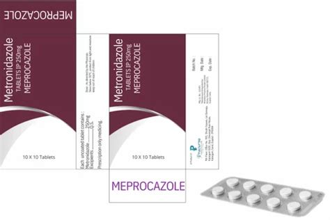 Metronidazole 250 Mg Tablets At ₹ 100stripe Metronidazole Tablet In