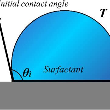 Real Time Measurement Image Of Contact Angle A And The Dynamic Download Scientific Diagram