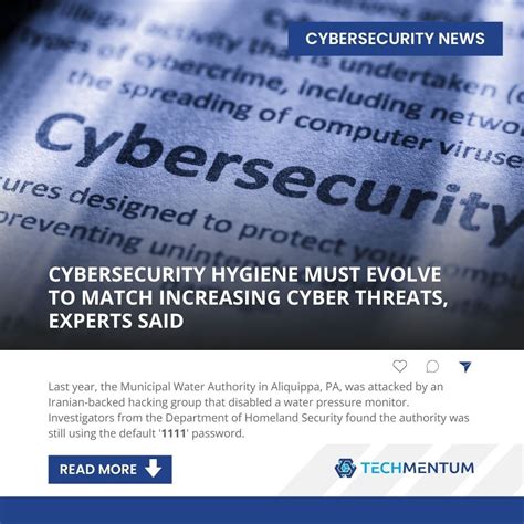 Techmentum On Linkedin Cybersecurity Cyberhygiene