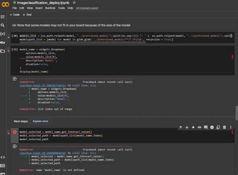 Getting Error In The Google Colab STMicroelectronics Community