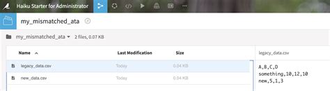 Importing Data With Slightly Differing Schema S3 Connection — Dataiku
