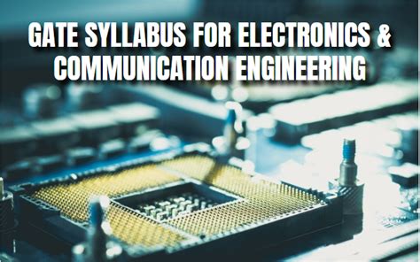 GATE 2021 Syllabus For ECE Download Free PDF