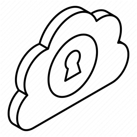 Cloud Protection Security Secure Network Safety Encrypted Icon