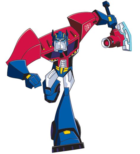 Transformers Animated Optimus Prime Stock Art By Redkirb On Deviantart