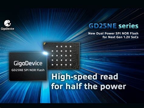 Spi Nor Flash Memories 12v Ios High Efficiency Gd25ne From Gigadevice