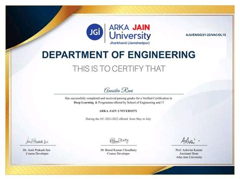 anusika rani on linkedin experience deeplearning