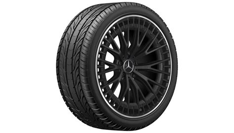 Amg Multi Spoke Wheel 533 Cm 21 Inch High Sheen Rim Flange Eqs