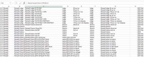 mapping columns in excel with text based entries stack overflow