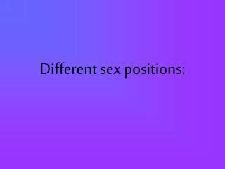 PPT Different Sex Positions PowerPoint Presentation Free Download ID