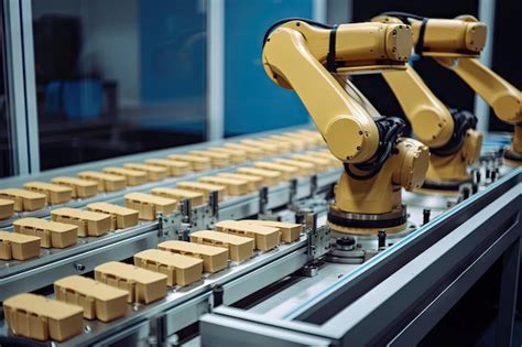 Premium Ai Image Robot Leading Line Of Products Through Automated