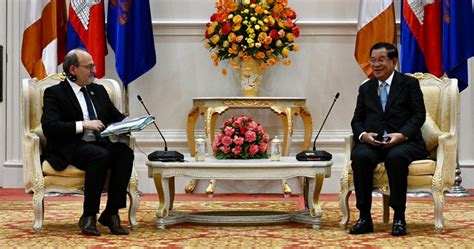 សម្ដេចតេជោ ហ៊ុន សែន លើកទឹកចិត្តឱ្យអ្នកវិនិយោគបារាំង វិនិយោគ លើ វិស័យកសិកម្ម