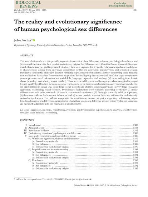 Pdf The Reality And Evolutionary Significance Of Human Psychological