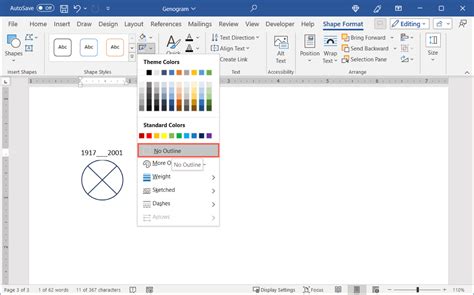Cara Membuat Genogram Di Microsoft Word