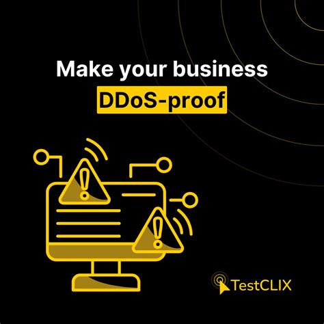 Ddos Cybersecurity Monitoring Ecommerce Technology Businesscontinuity Testclix