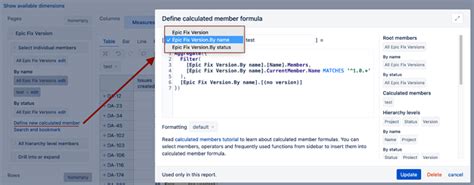 Create A Pages Based On A Fixed Version Filter Questions And Answers Eazybi Community