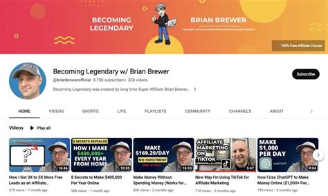 Brian Brewer Affiliate Marketing Top Secrets In 2025