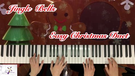 【免費琴譜】jingle Bells 聖誕歌 四手聯彈 改編歌曲 純音樂 鋼琴音樂 Youtube