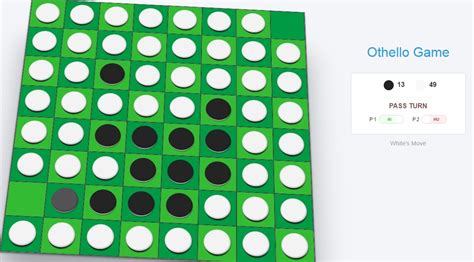 Othello Game 3d Using Html And Css In Jquery With Source Code Sourcecodester