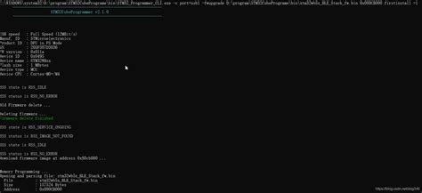 Stm32wb系列mcu蓝牙协议栈烧录dfu In Fs Mode Csdn博客