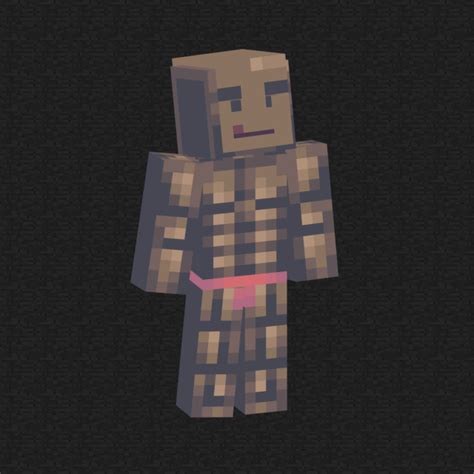 마인크래프트 스킨 나를 이길테면 이겨봐 근육맨muscle Man 한마포
