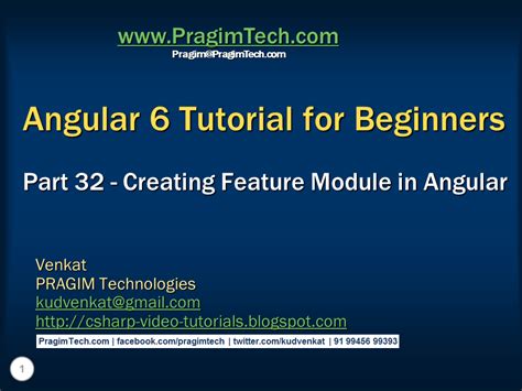 sql server and c video tutorial creating feature module in angular slides
