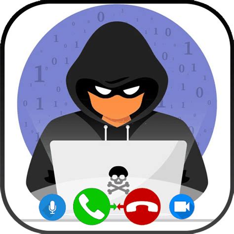 computer hacker video call prank video call and voice call from