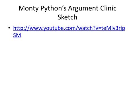 Ppt Move Over Monty Python Tim And Jims Argument Clinic Is Here Powerpoint Presentation